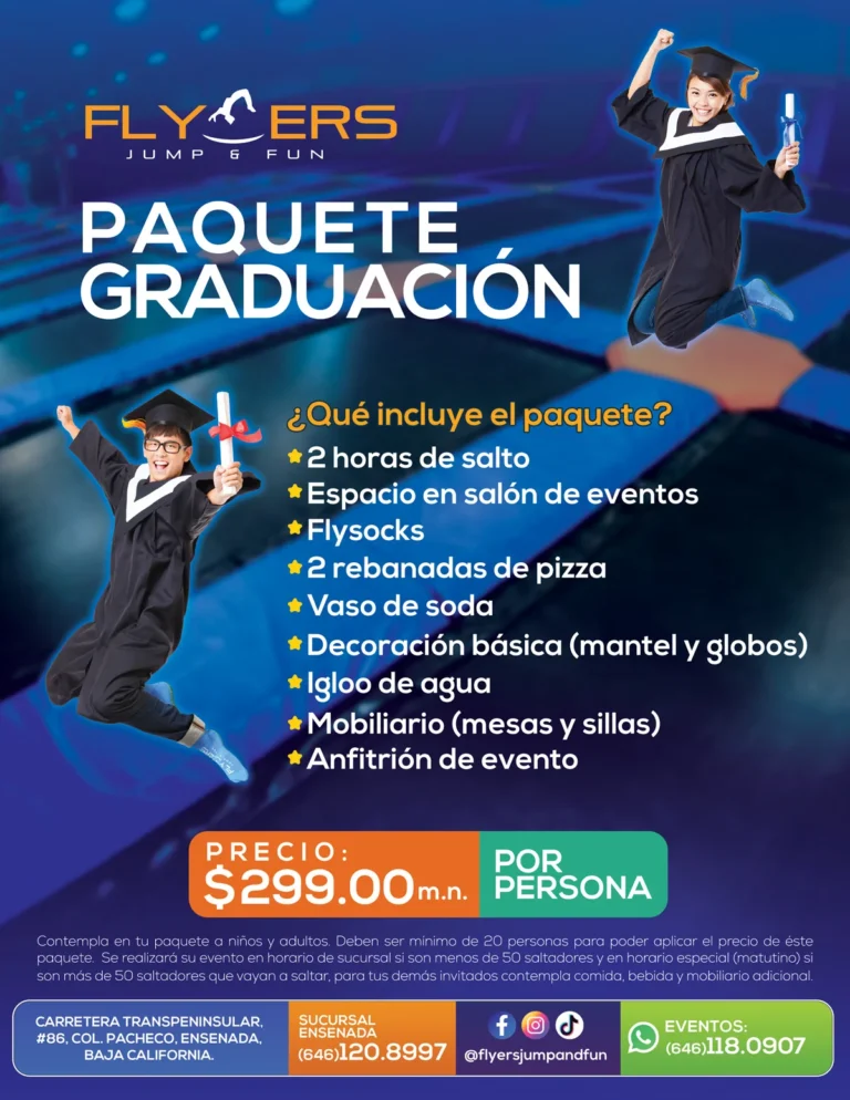 Paquetes para Eventos | Flyers Jump and Fun