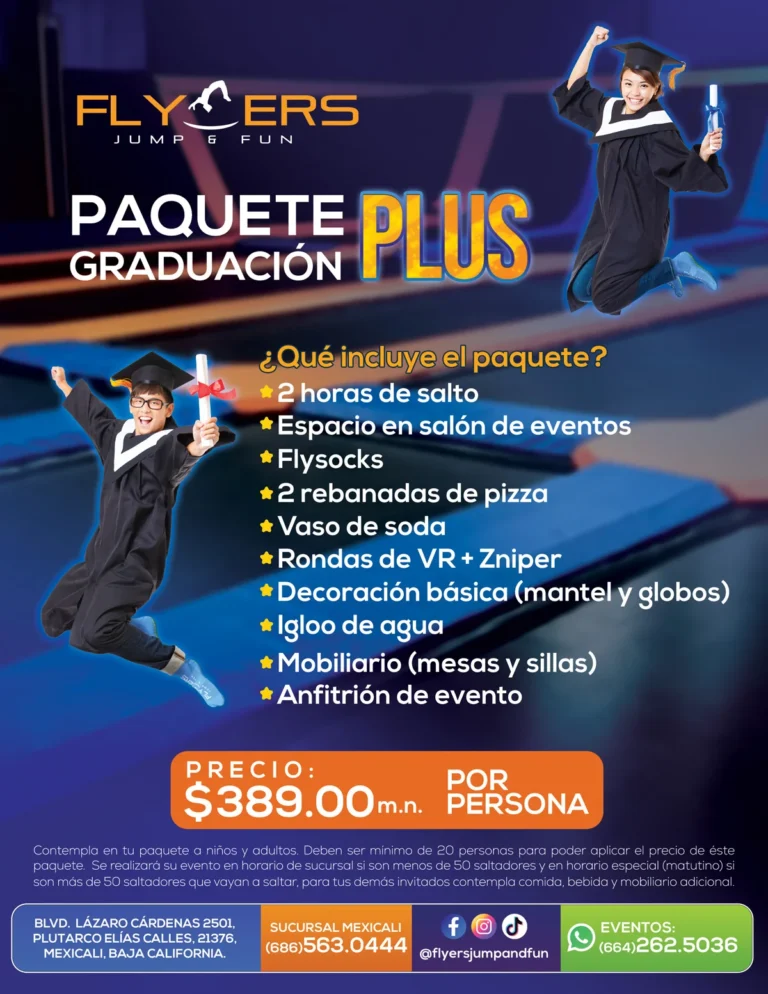 Paquetes para Eventos | Flyers Jump and Fun